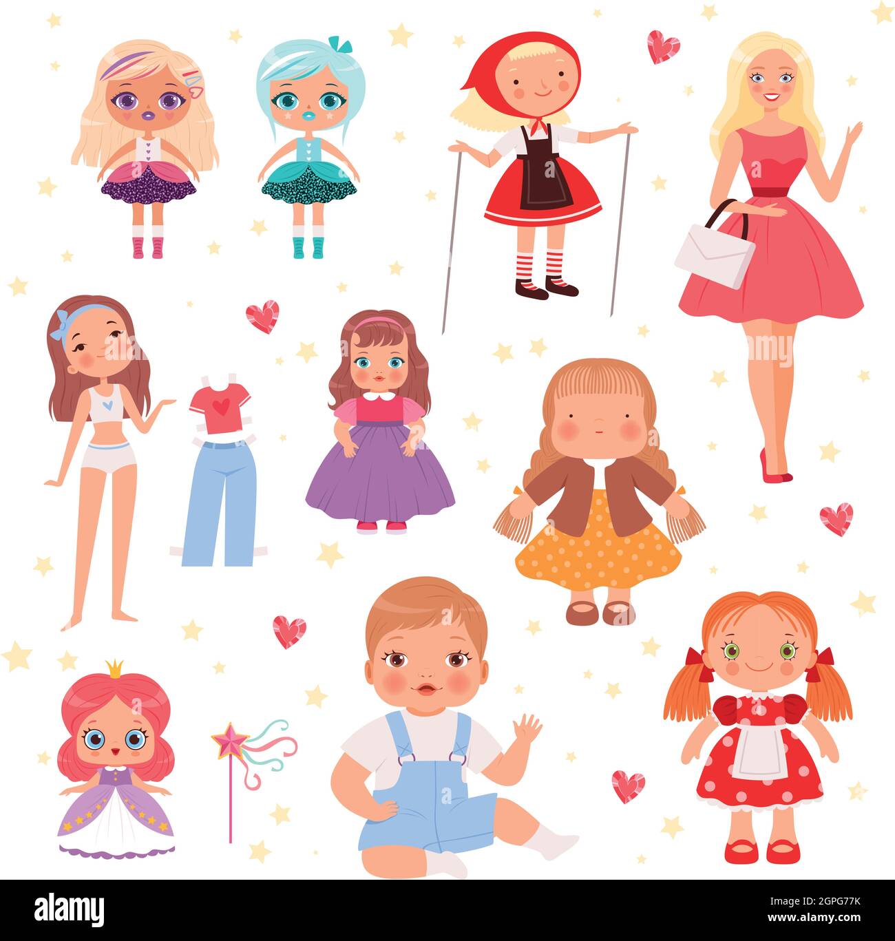 Toy model set Stock Vector Images - Alamy