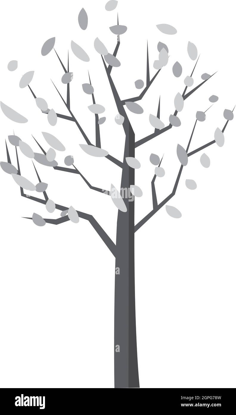 Cartoon autumn tree fall Stock Vector Images - Alamy