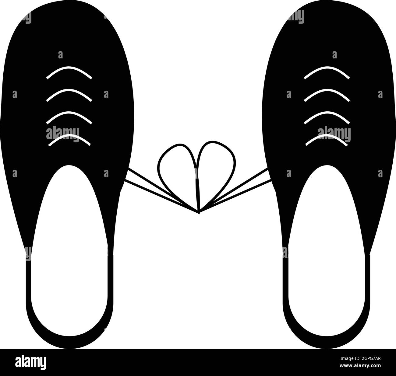 Shoes on white Stock Vector Images - Alamy
