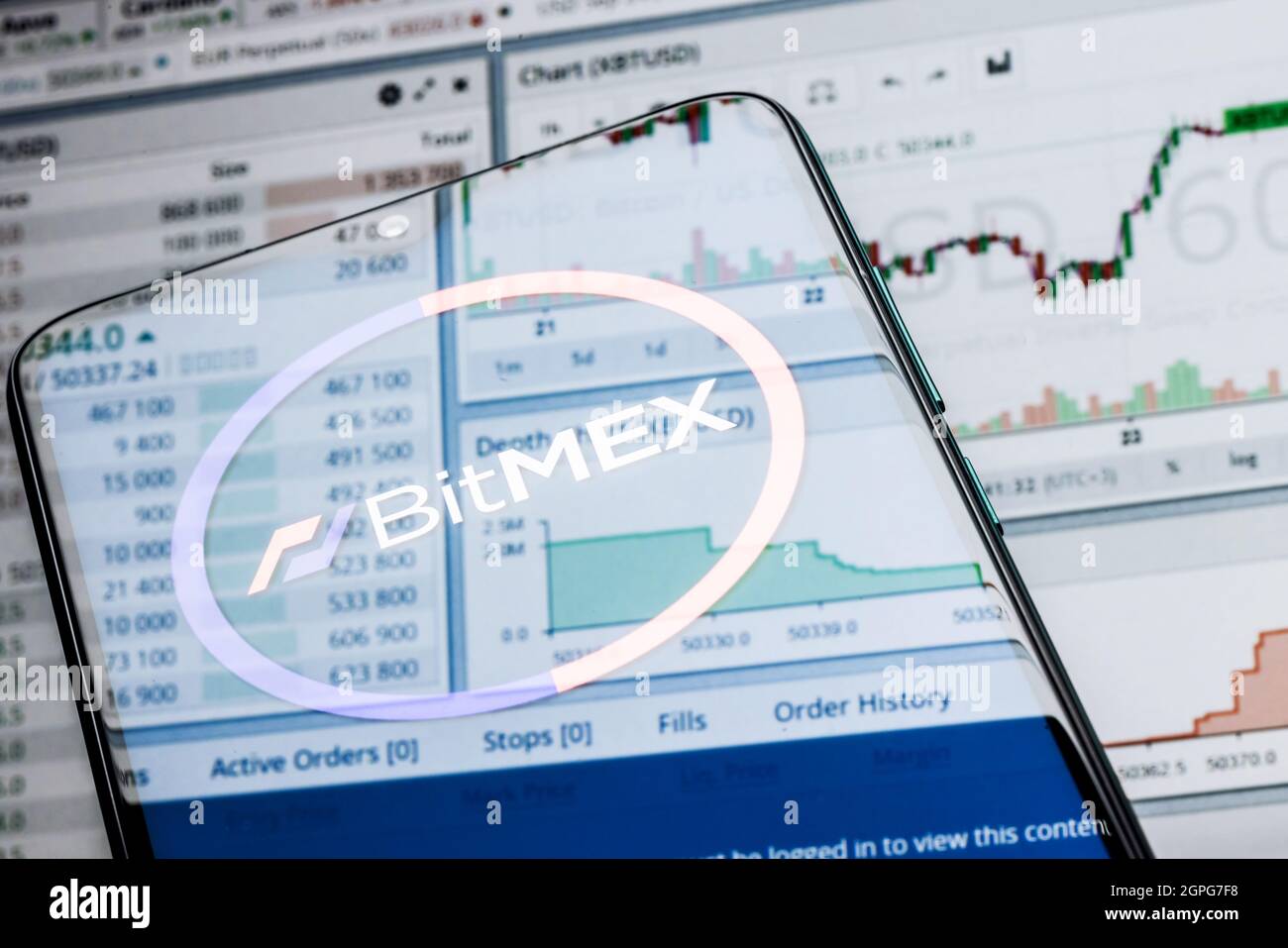 Bitmex logo hi-res stock photography and images - Alamy