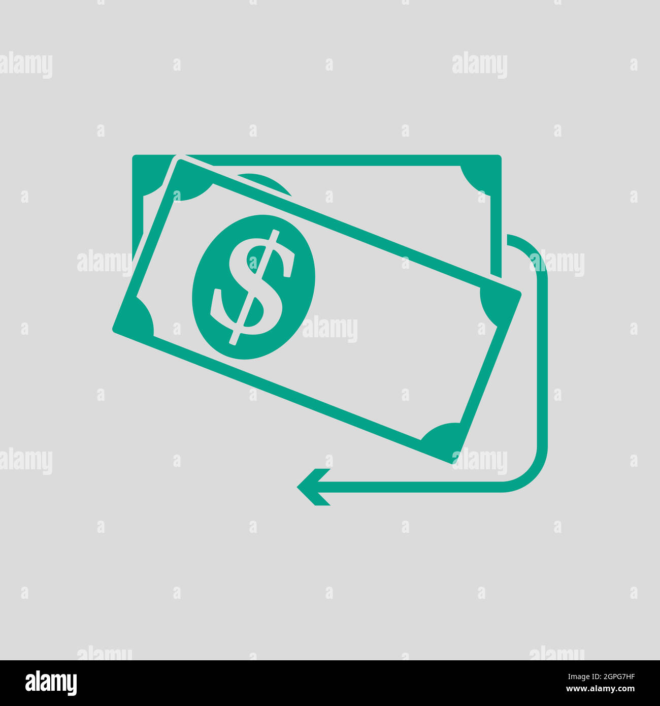 Dollar bill back Stock Vector Images - Alamy