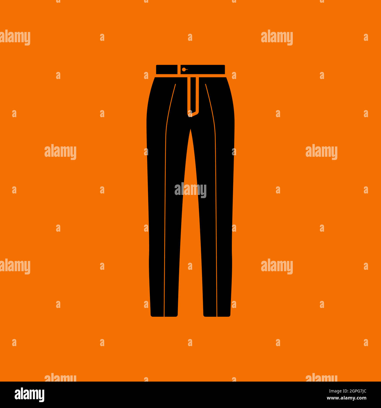 Man orange trousers Stock Vector Images - Alamy