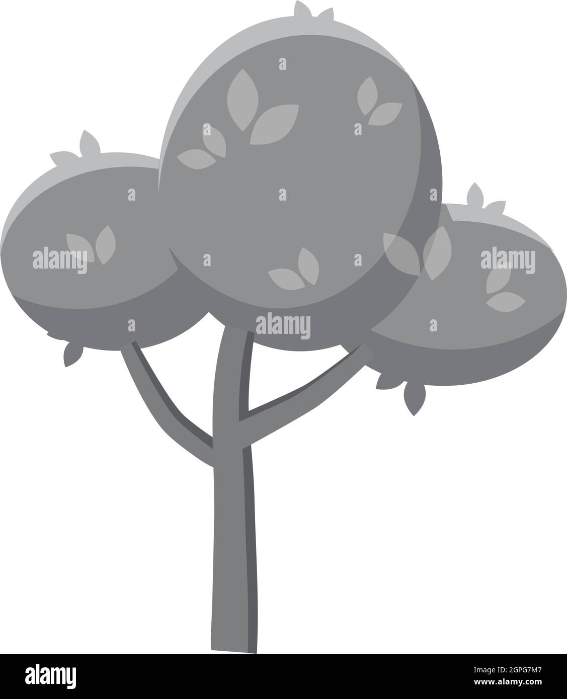 Monochrome tree Stock Vector Images - Alamy