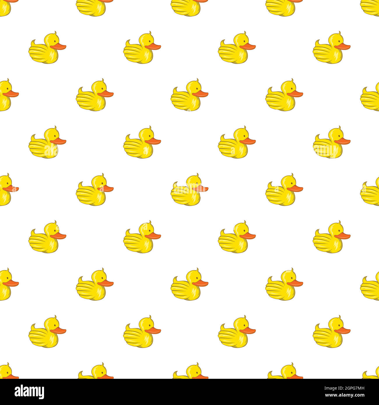 Rubber duck pattern, cartoon style Stock Vector Image & Art - Alamy