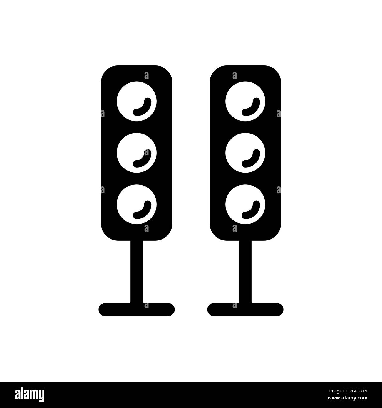 Sound System Speakers Vector Glyph Icon Stock Vector Image And Art Alamy