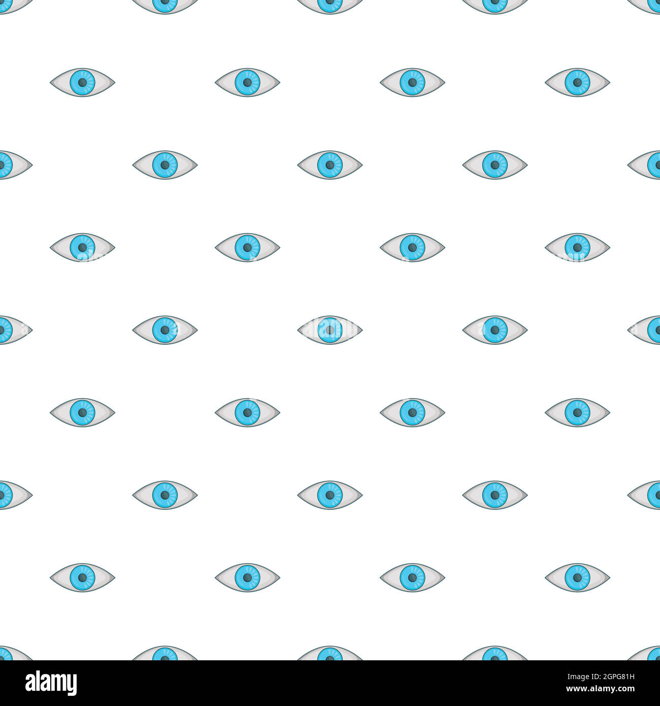 Eye pattern, cartoon style Stock Vector Image & Art - Alamy