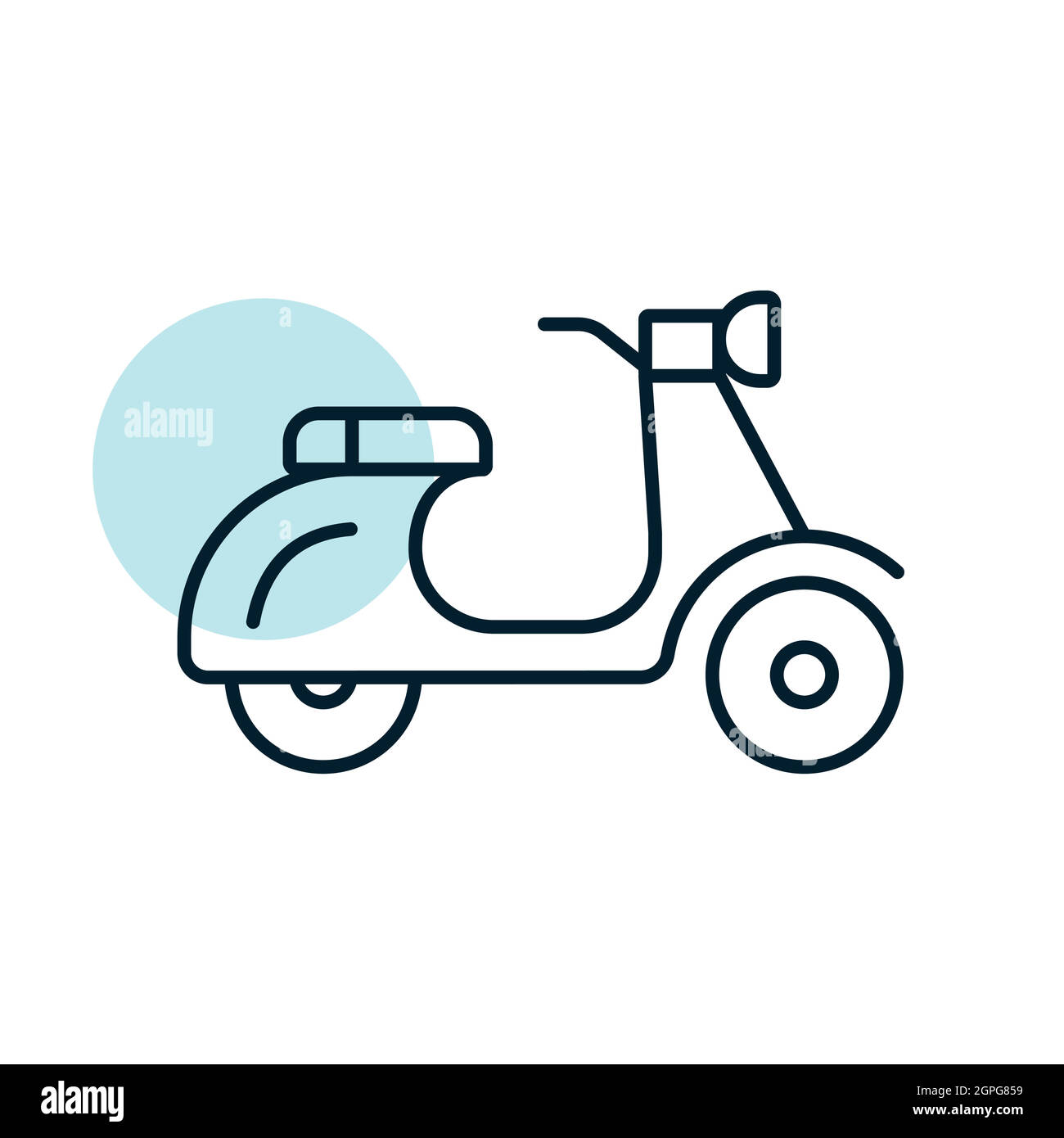 Moped icon hi-res stock photography and images - Alamy