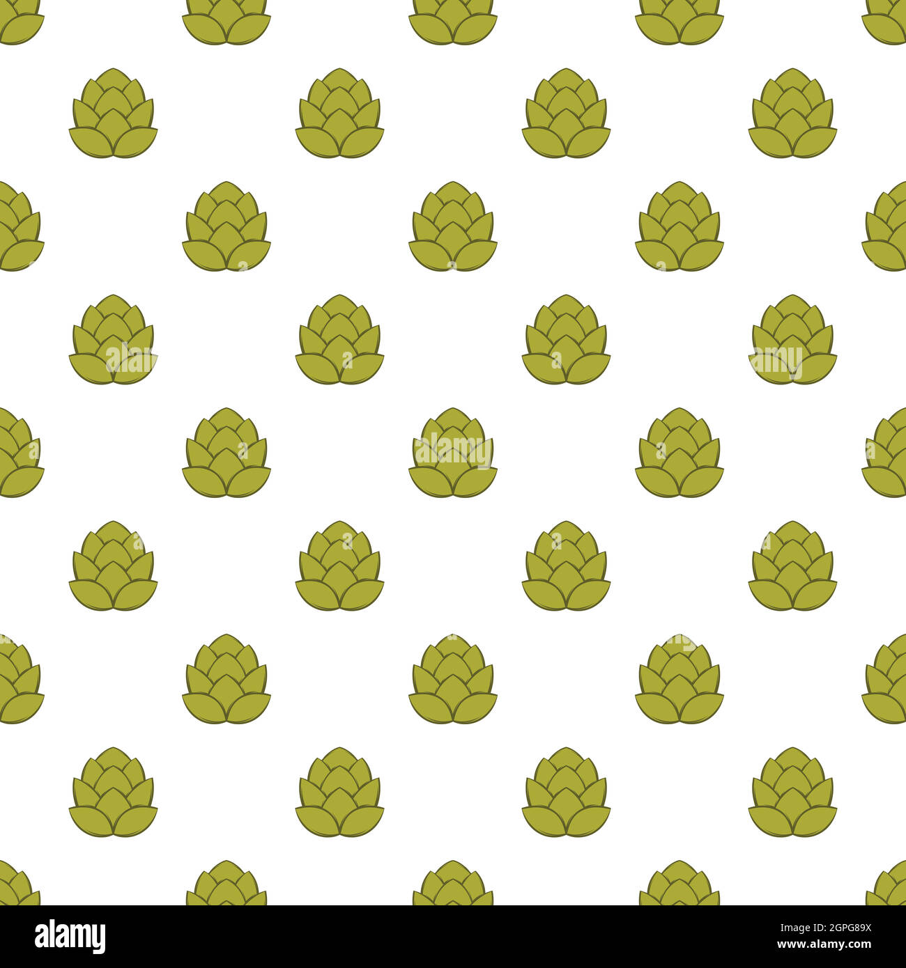 Beer hops seamless pattern hi-res stock photography and images - Alamy