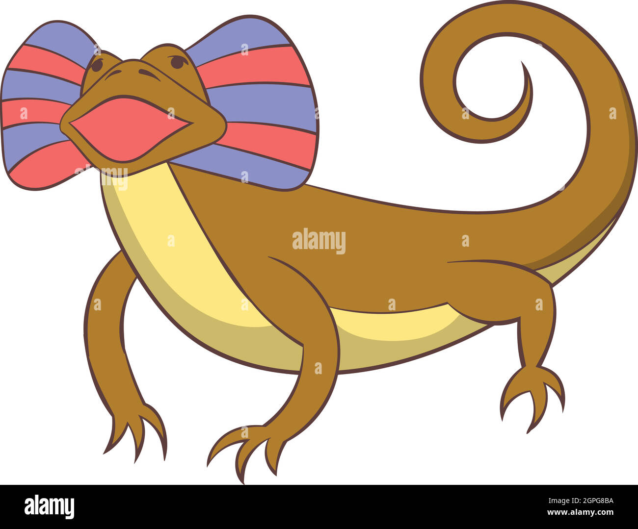 Desert lizard icon, cartoon style Stock Vector Image & Art - Alamy