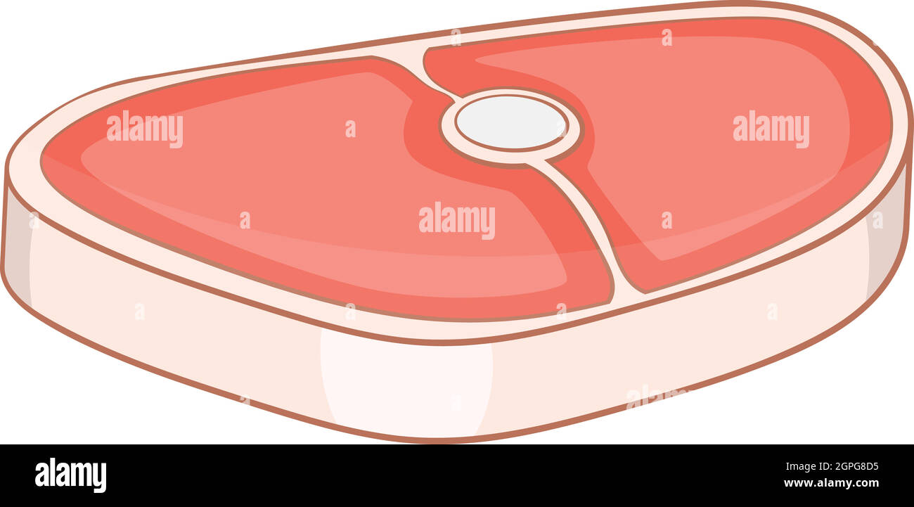 Fresh meat icon, cartoon style Stock Vector Image & Art - Alamy