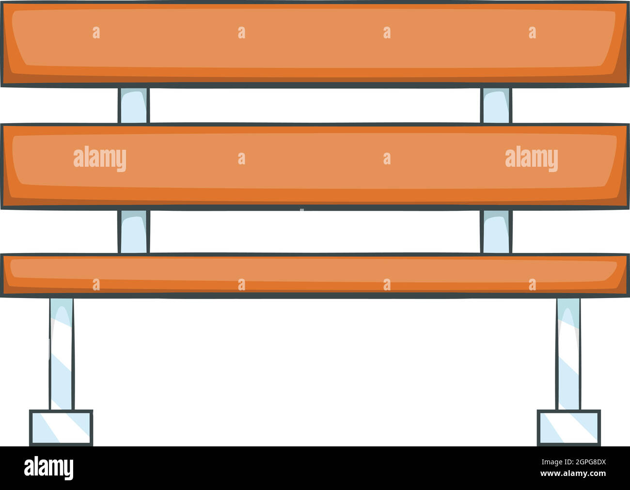 Bench park illustration Stock Vector Images - Alamy