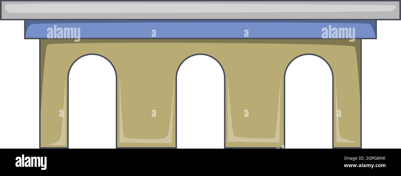 Iron bridge icon, cartoon style Stock Vector Image & Art - Alamy