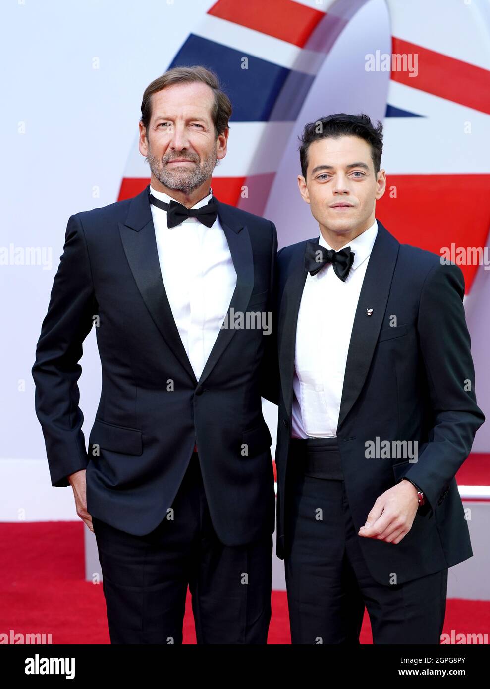 Kevin Ulrich (left) and Rami Malek attending the World Premiere of No ...