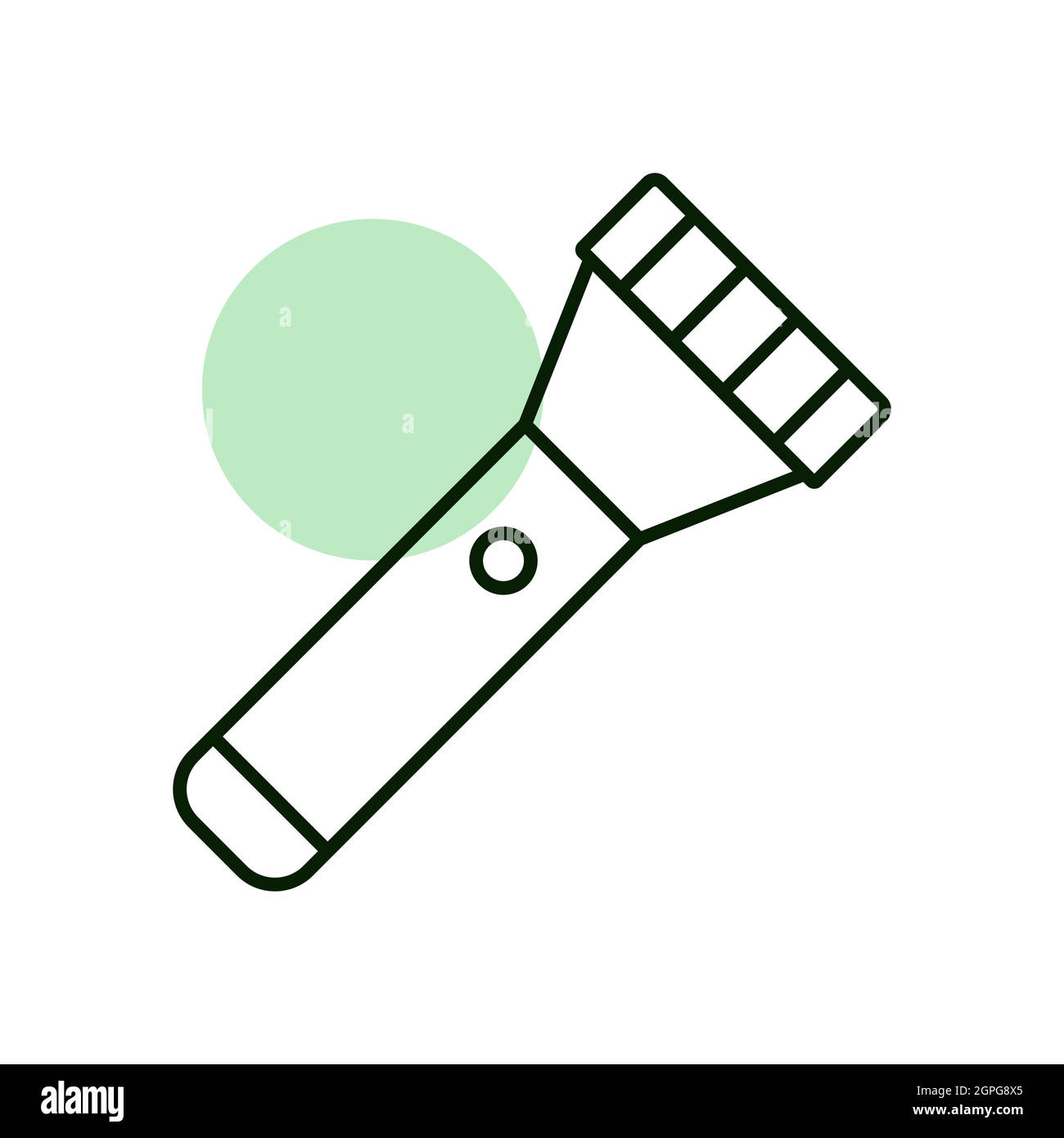 Camping Flashlight Clipart