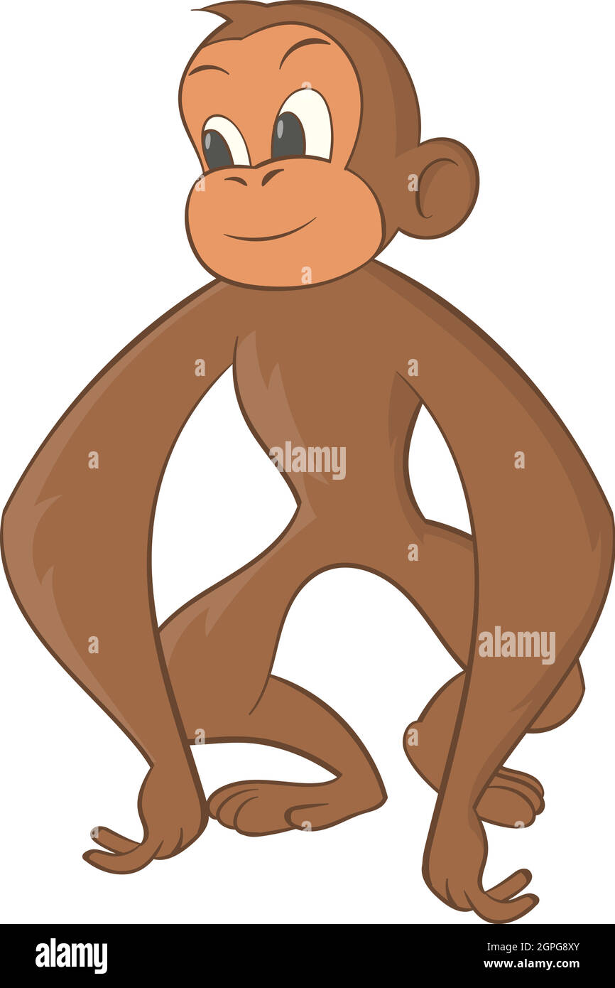 Monkey icon, cartoon style Stock Vector Image & Art - Alamy
