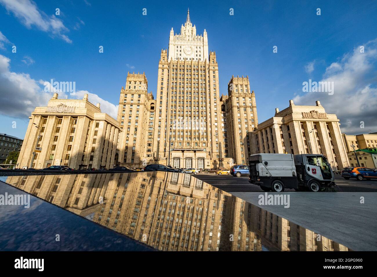 Russia, Moscow. Russian Foreign Affairs Ministry main building Stock ...