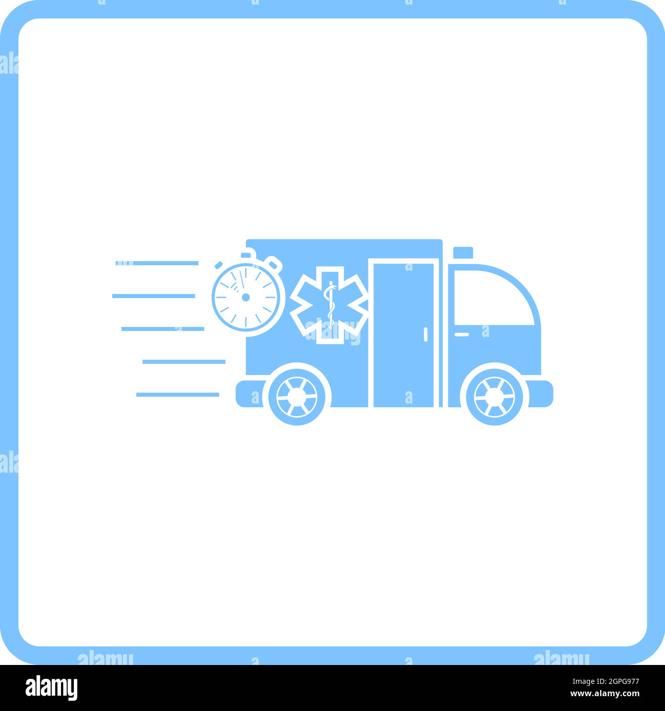 Ambulance emergency van pattern Stock Vector Images - Alamy