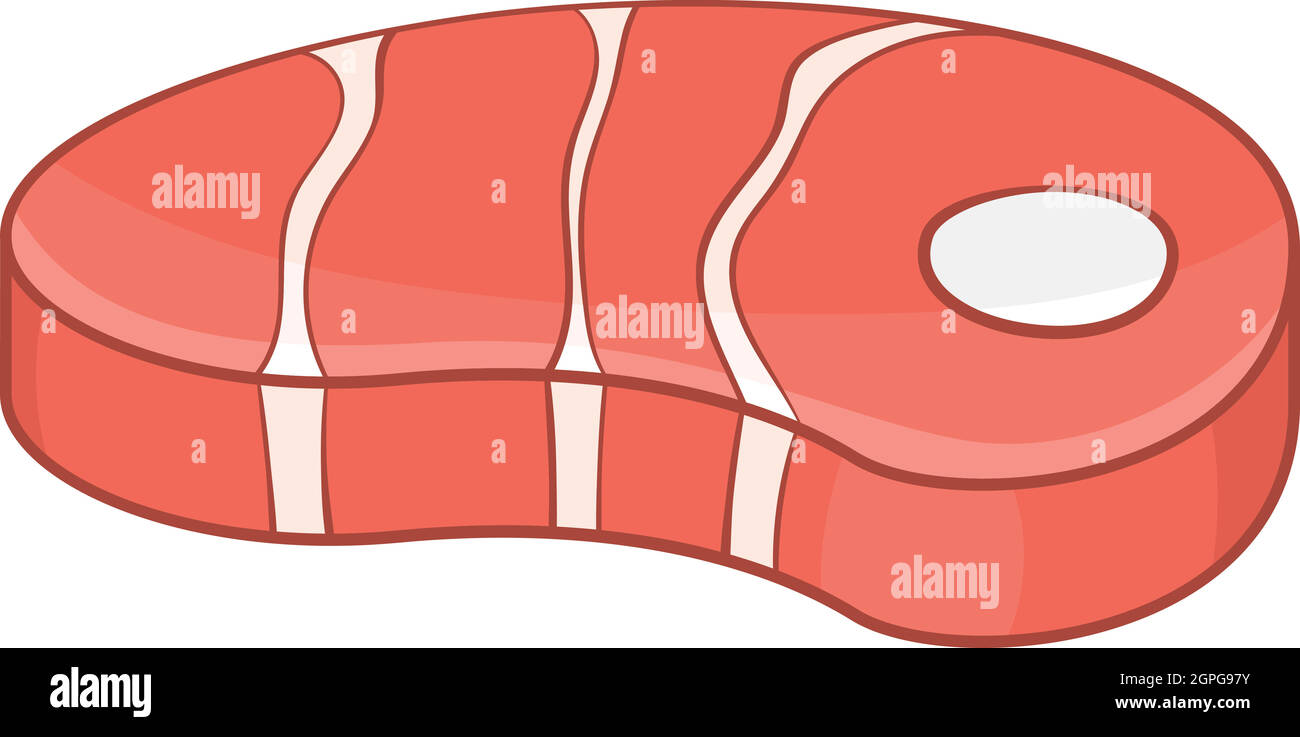 Juicy meat icon, cartoon style Stock Vector Image & Art - Alamy