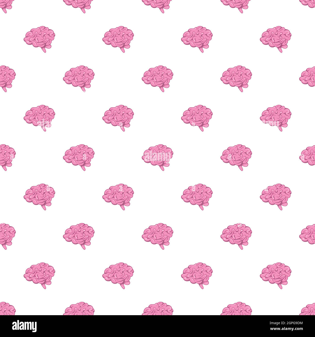 Brain pattern, cartoon style Stock Vector Image & Art - Alamy