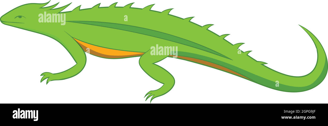 Green lizard Stock Vector Images - Alamy