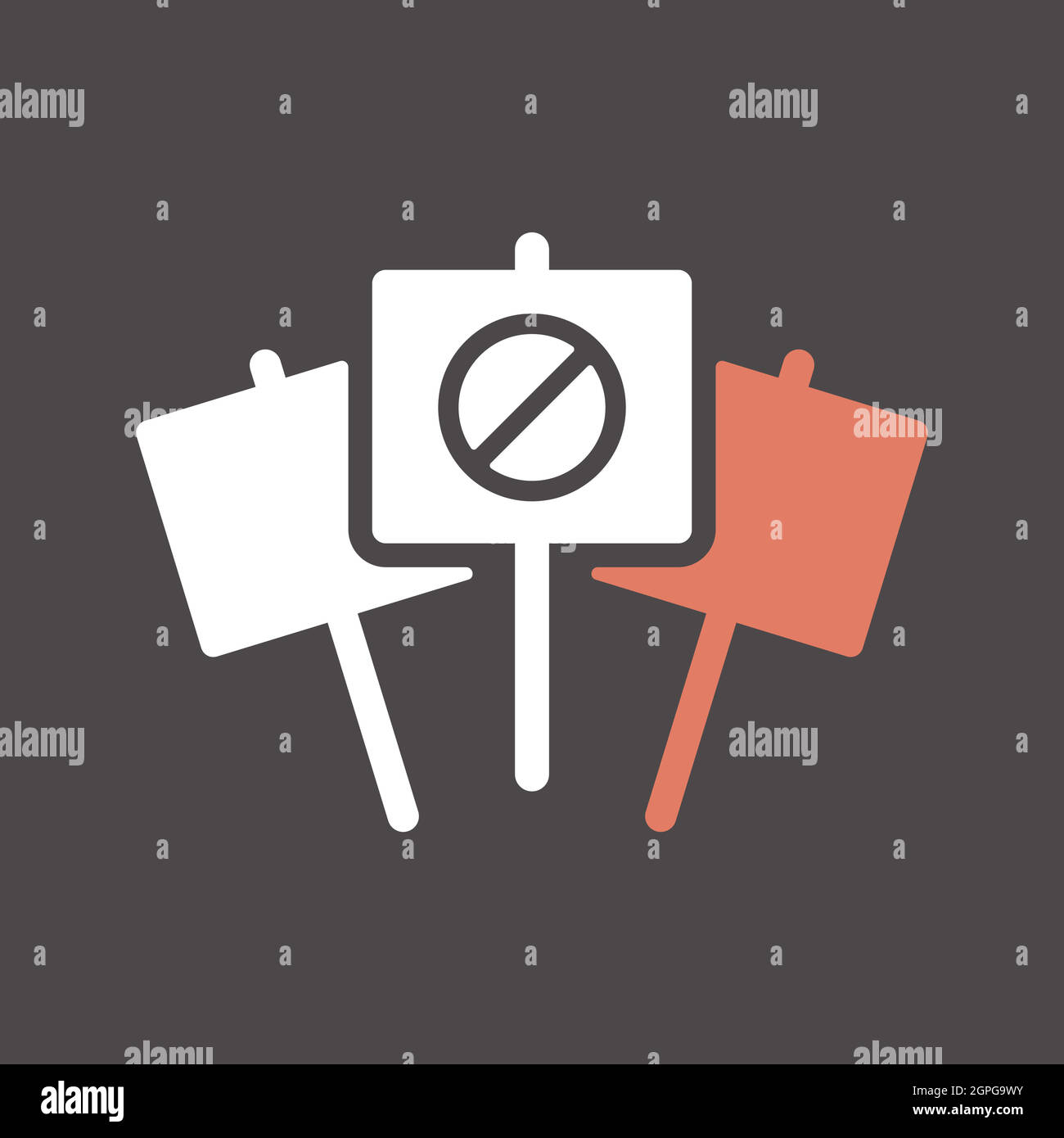 Placard sign Stock Vector Images - Alamy