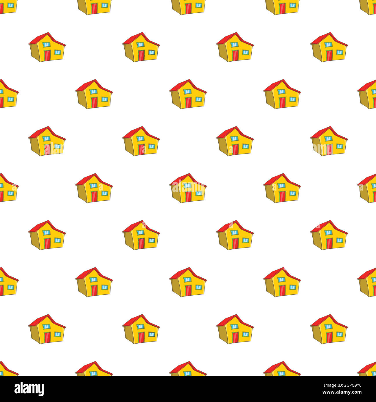 Large residential house with roof pattern Stock Vector Image & Art - Alamy