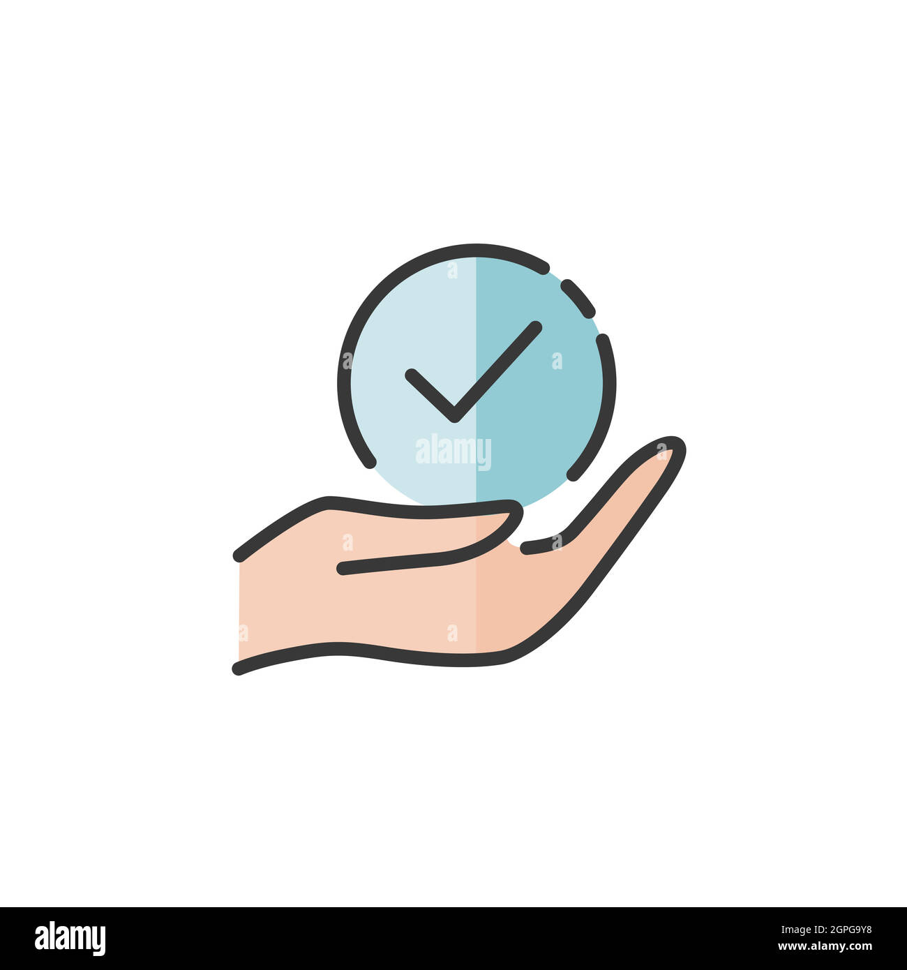 Hand filled Stock Vector Images - Alamy