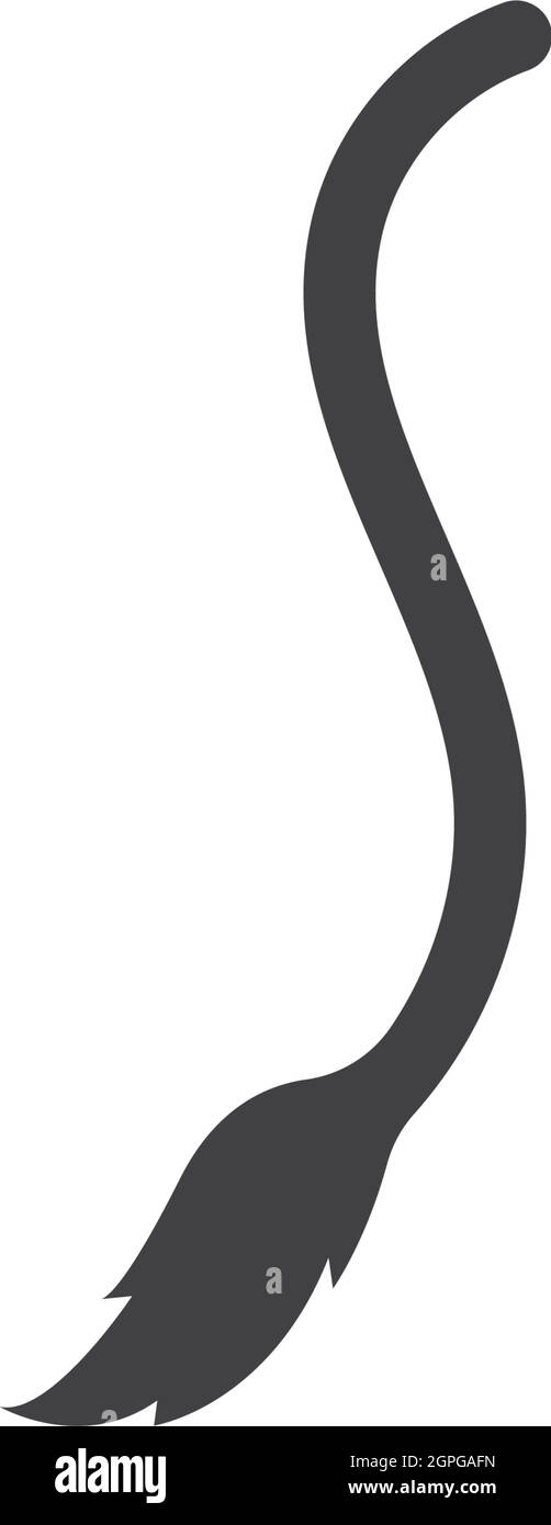 cow tail logo vector illustration template Stock Vector Image & Art - Alamy