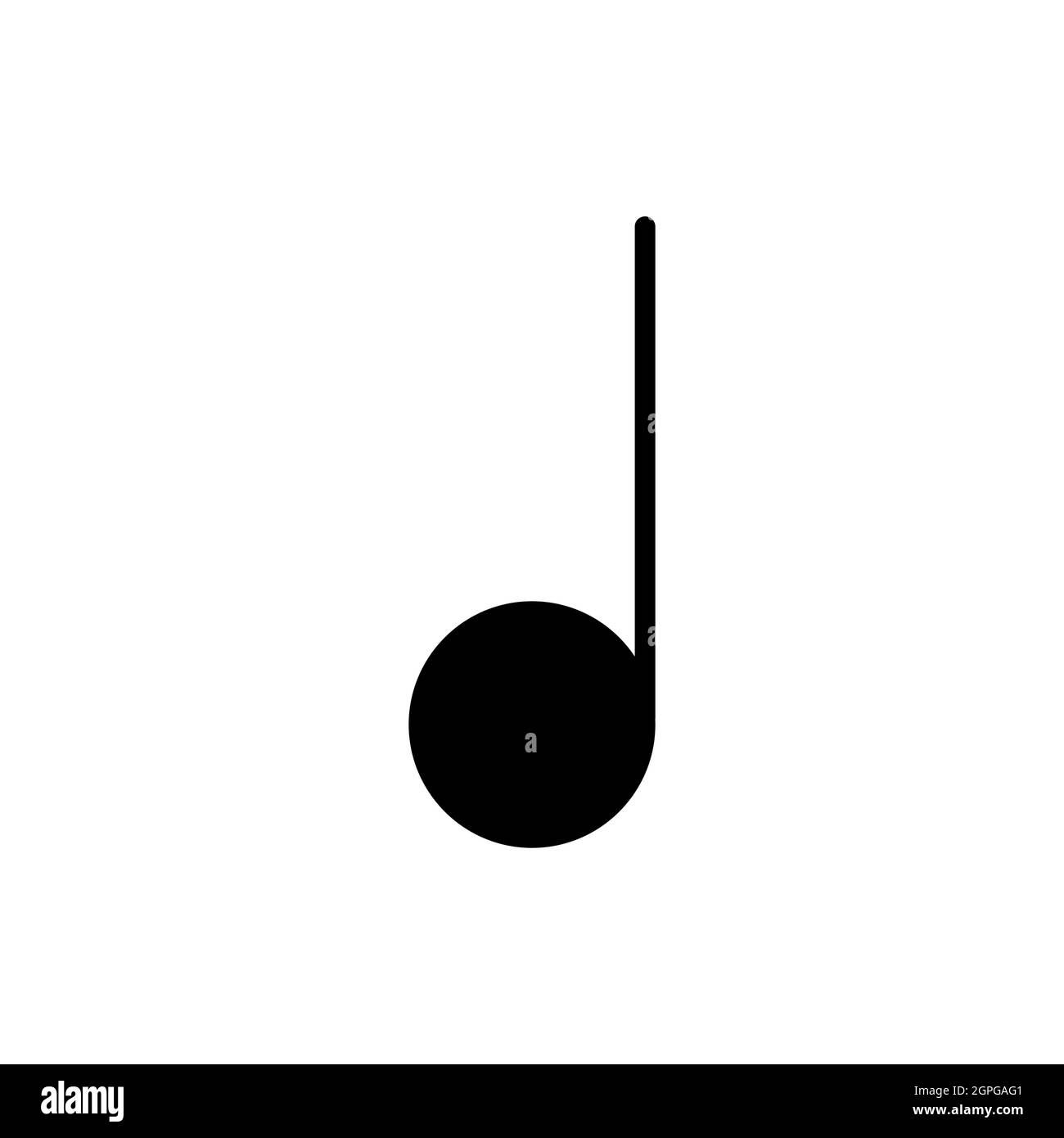 Flat note vector Black and White Stock Photos & Images - Alamy
