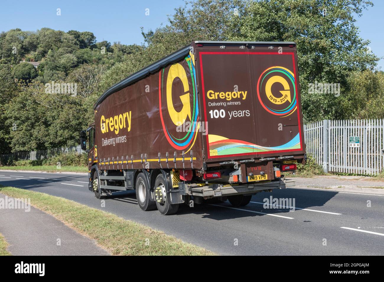 Gregory transport livery truck hi-res stock photography and images - Alamy