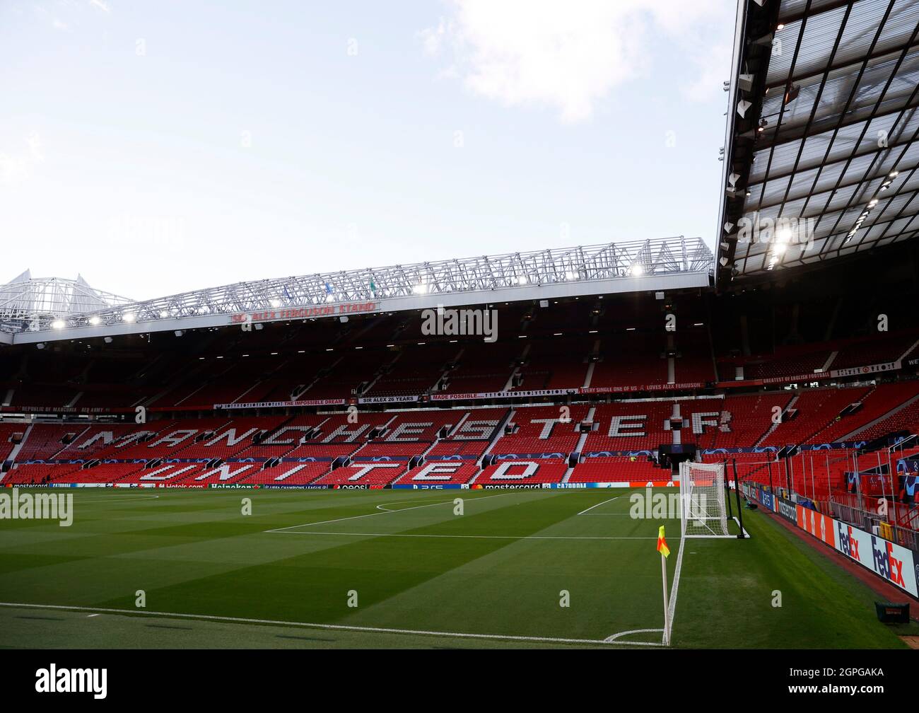 The sir alex ferguson stand hi-res stock photography and images - Alamy