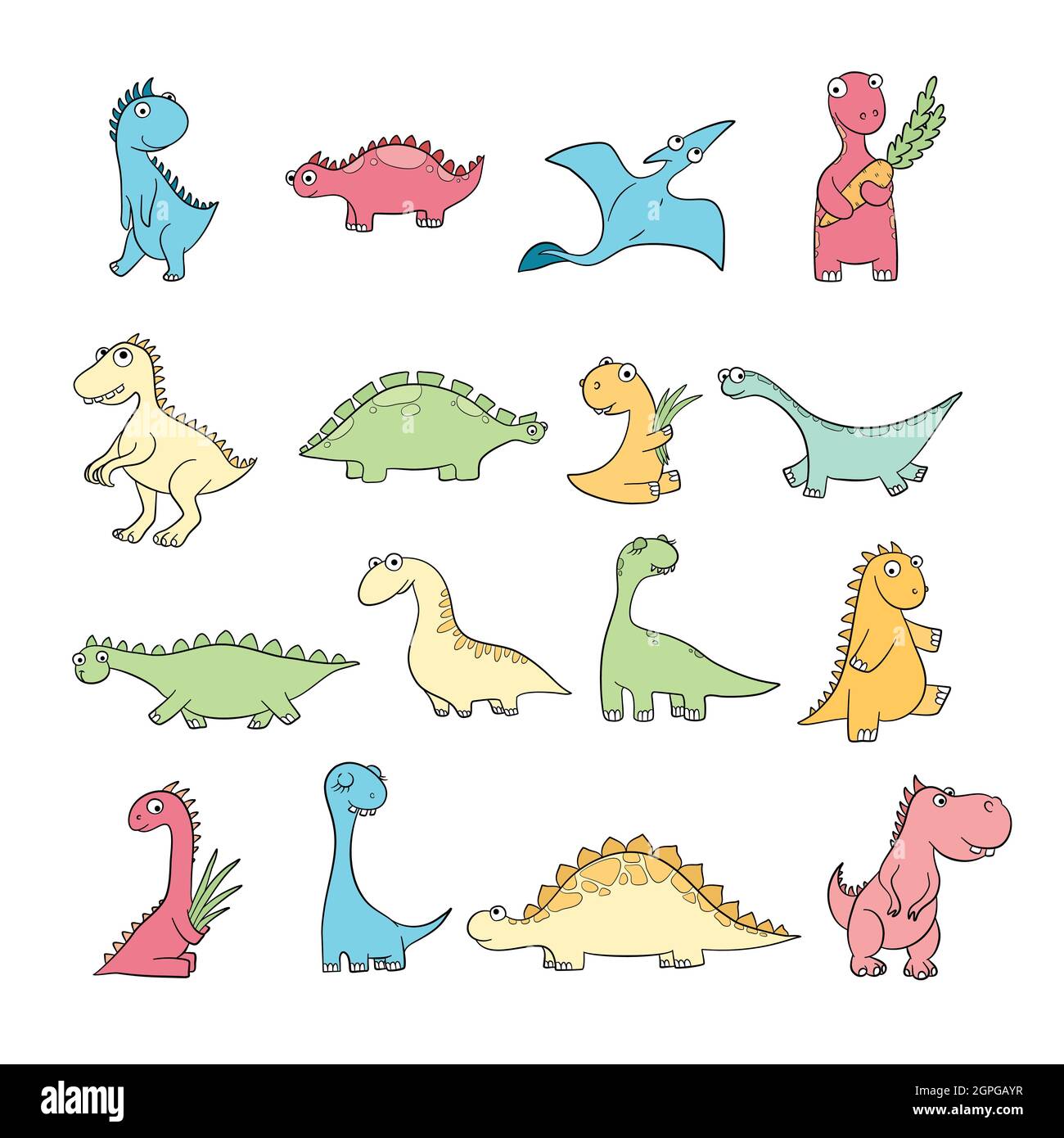 Cute Dinosaur Doodles