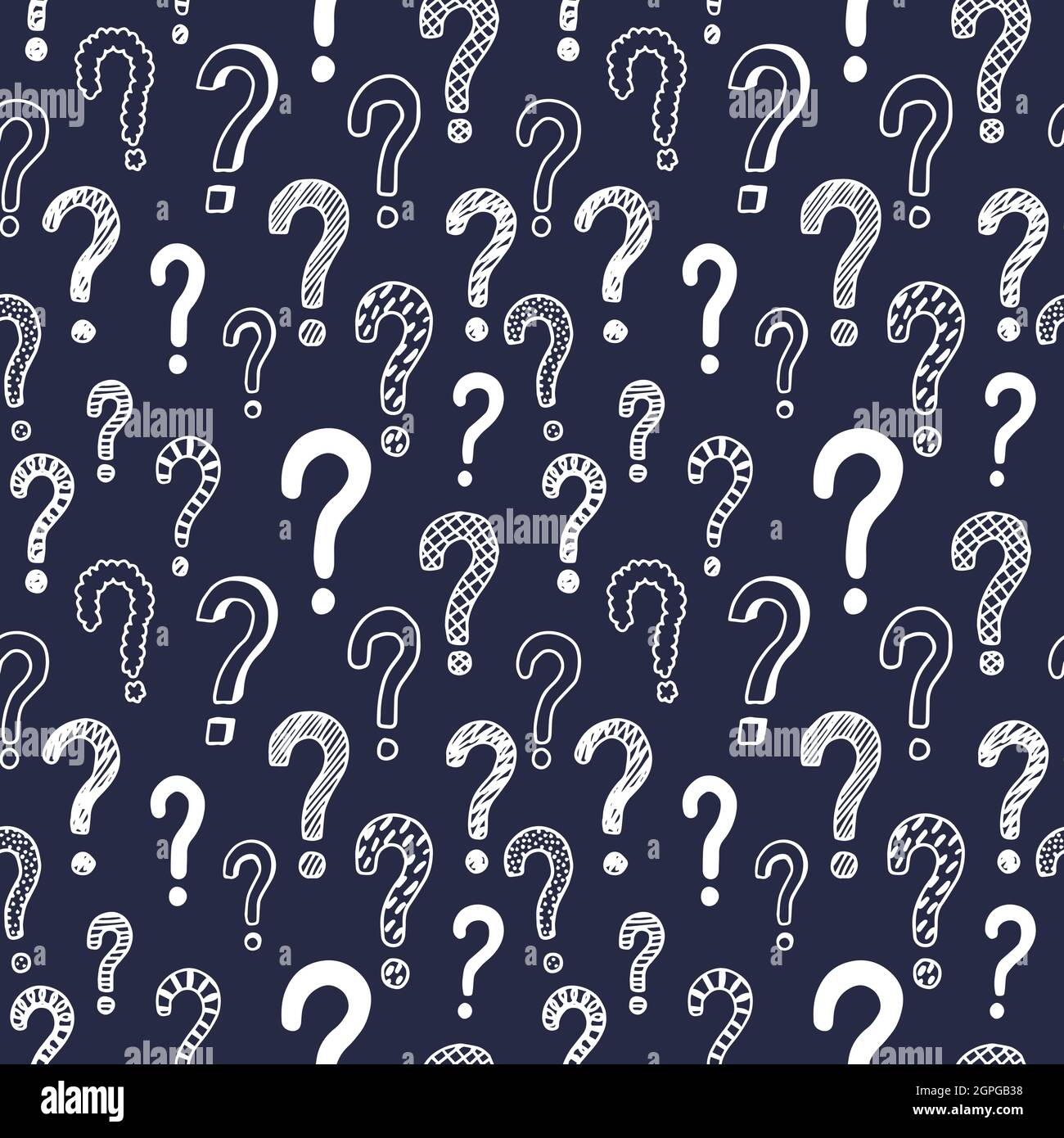 Questions marks seamless pattern hi-res stock photography and images ...
