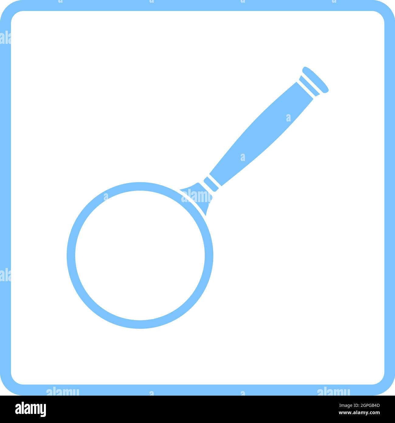 Magnifier icon Stock Vector Images - Alamy