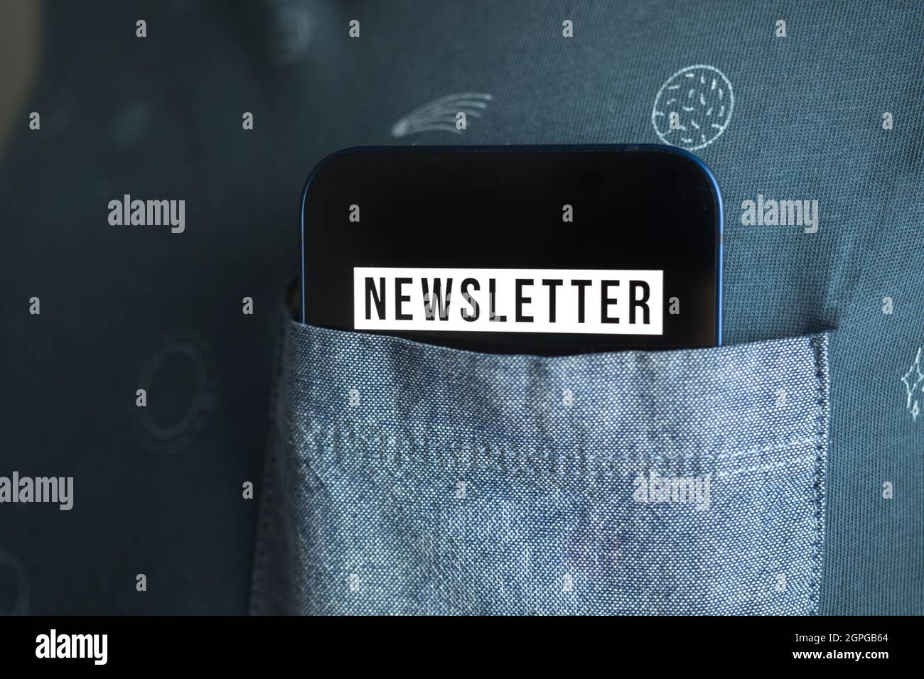 Newsletter email marketing background. Business and customer ...