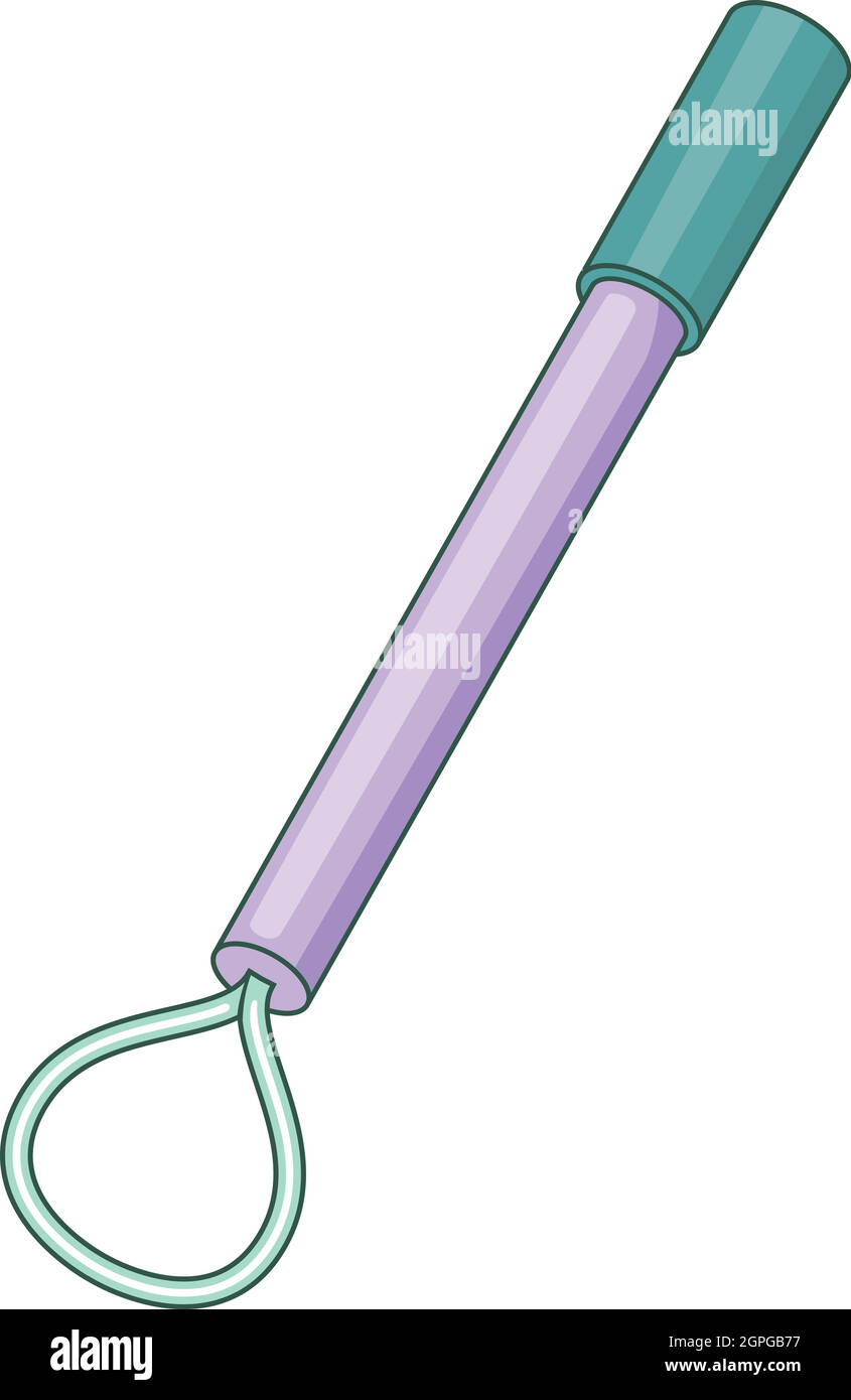 Stick with loop icon, cartoon style Stock Vector Image & Art - Alamy