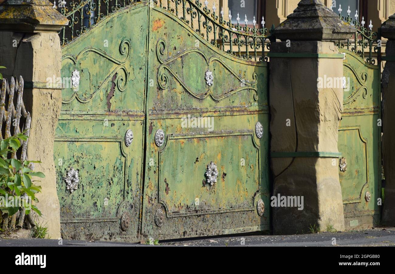 old Gate which is still in use Stock Photo - Alamy