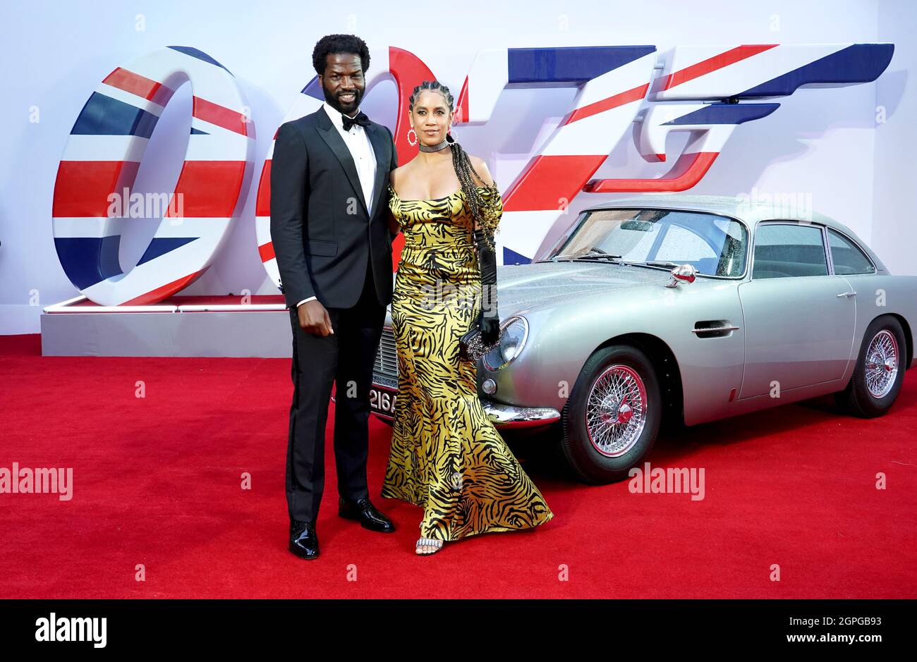 Sope Dirisu and Dominique Tipper attending the World Premiere of No ...