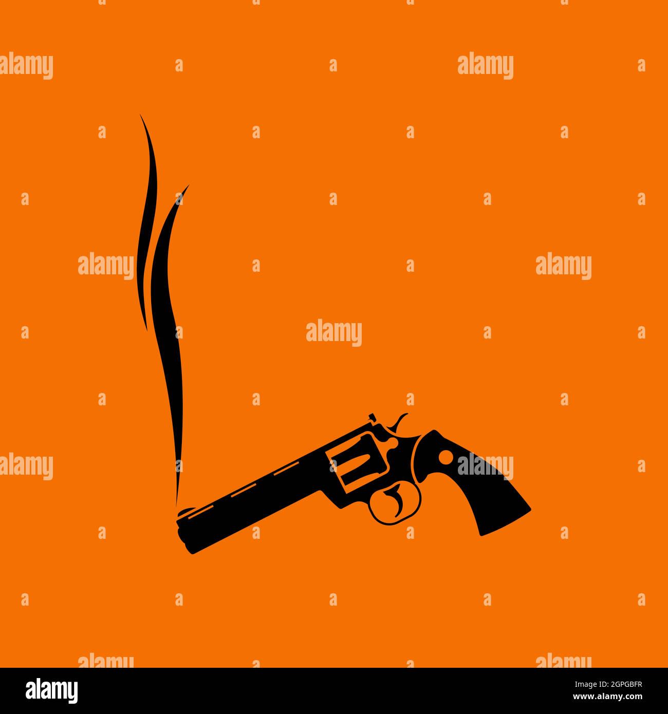 Gun fire smoke Stock Vector Images - Alamy