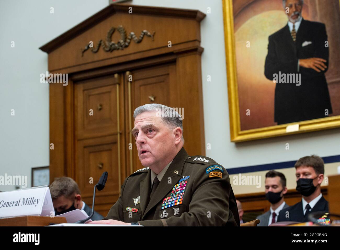 United States Army General Mark A. Milley, Chairman of the Joint Chiefs ...