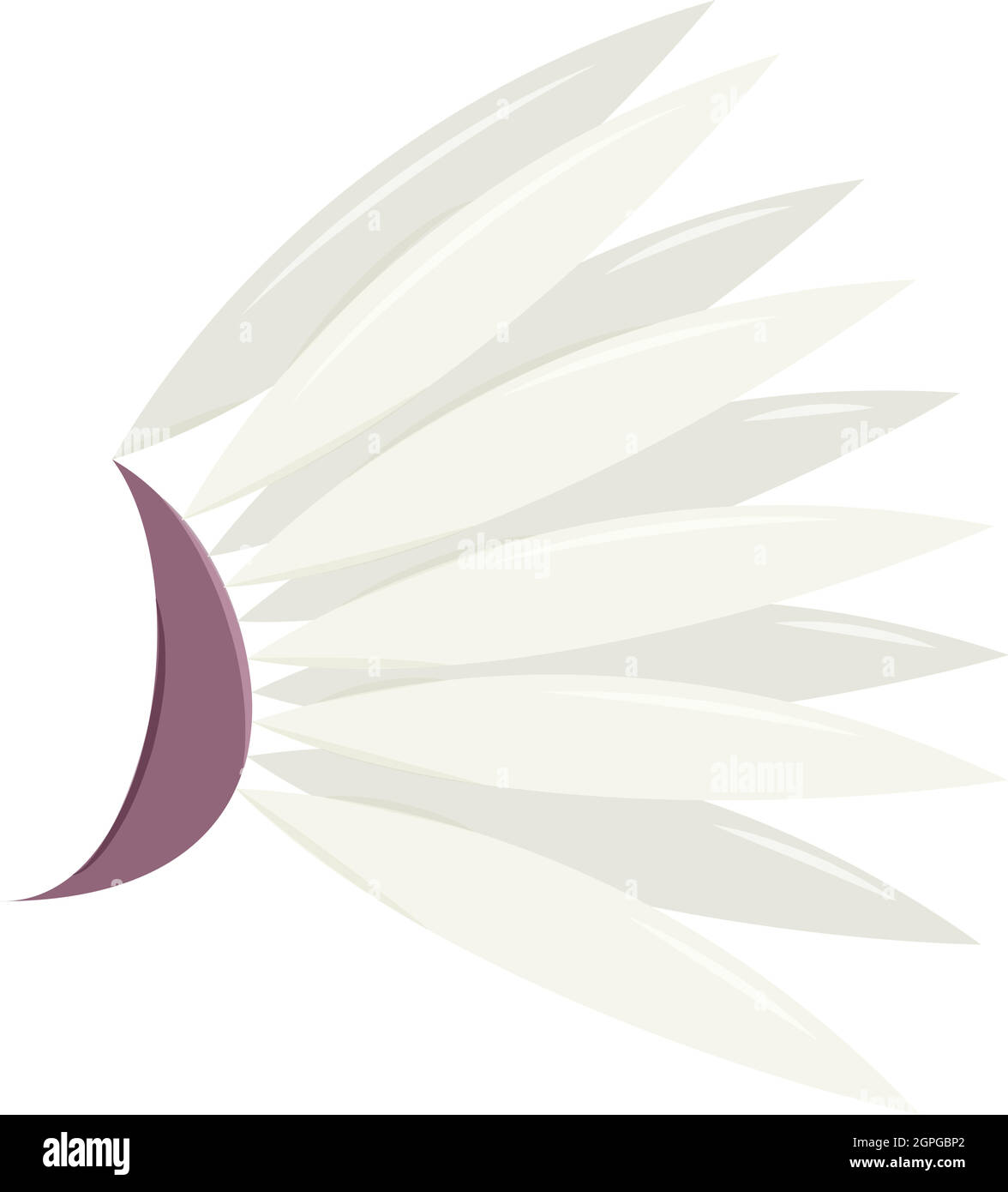 White wing icon, cartoon style Stock Vector Image & Art - Alamy