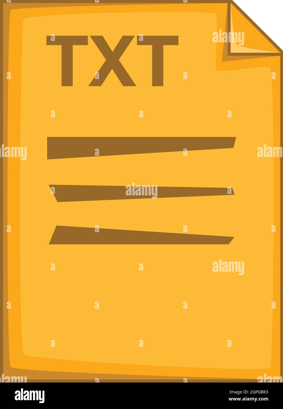 Txt icon text file format hi-res stock photography and images - Alamy