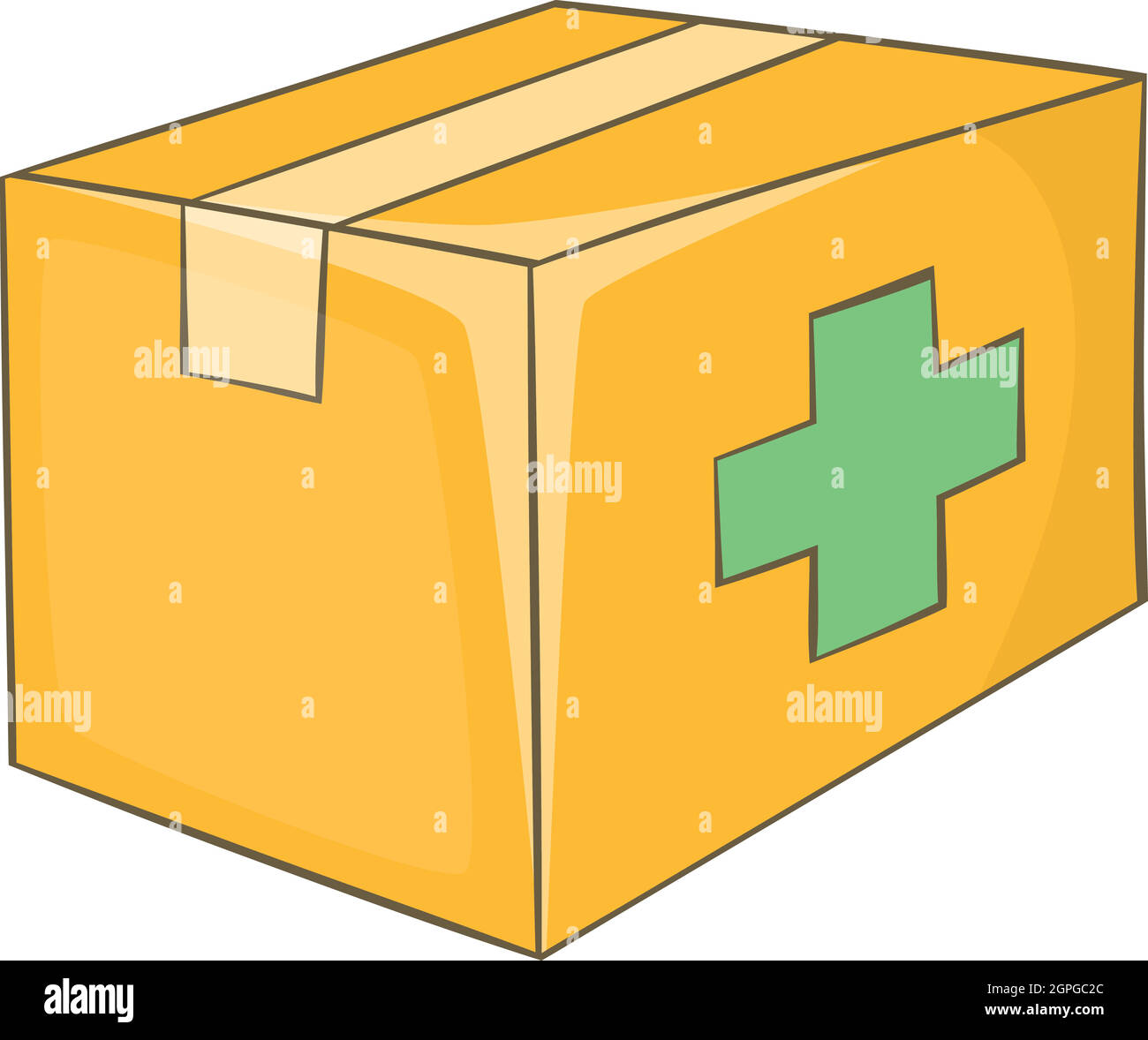 Clinic help icon cartoon Stock Vector Images - Alamy