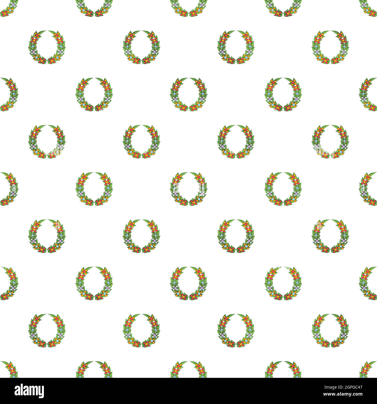 Leaves circular pattern Stock Vector Images - Alamy