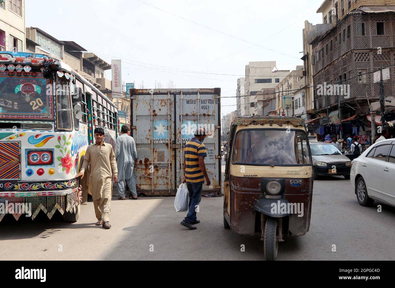 Containers used in mourning processions in connection of Chehlum-e ...