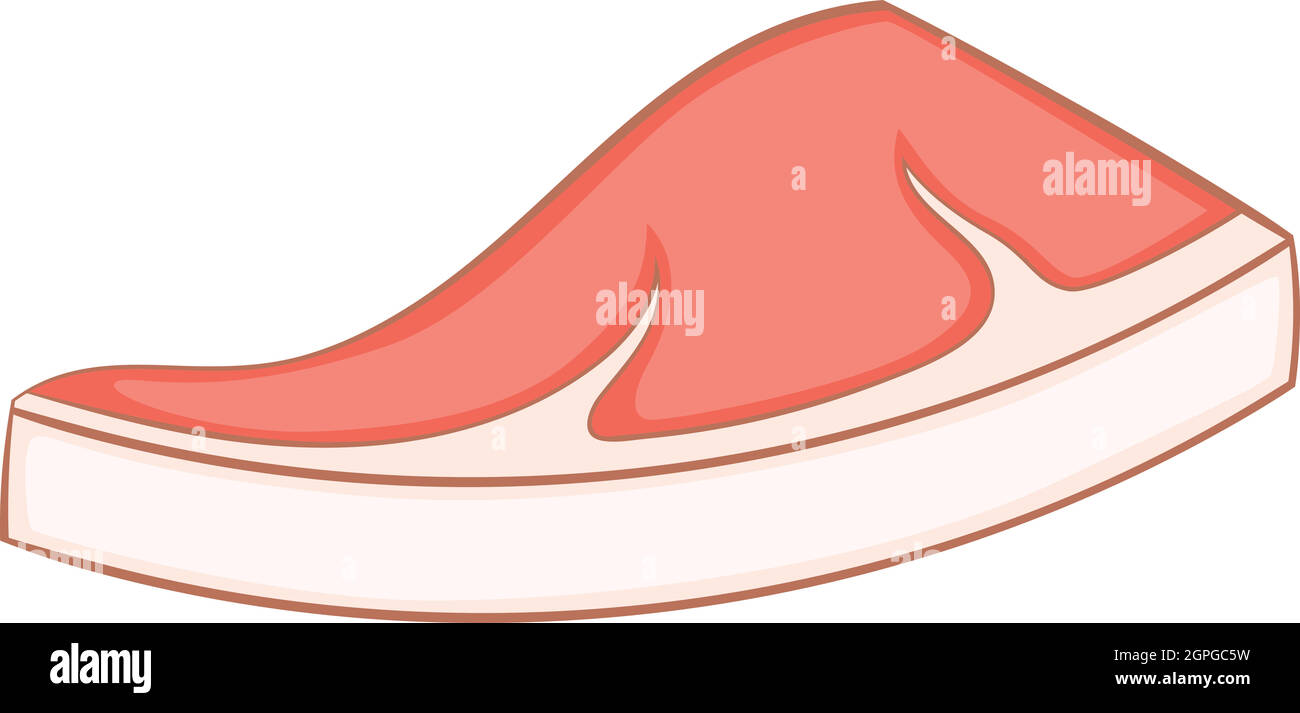 Fat meat icon, cartoon style Stock Vector Image & Art - Alamy