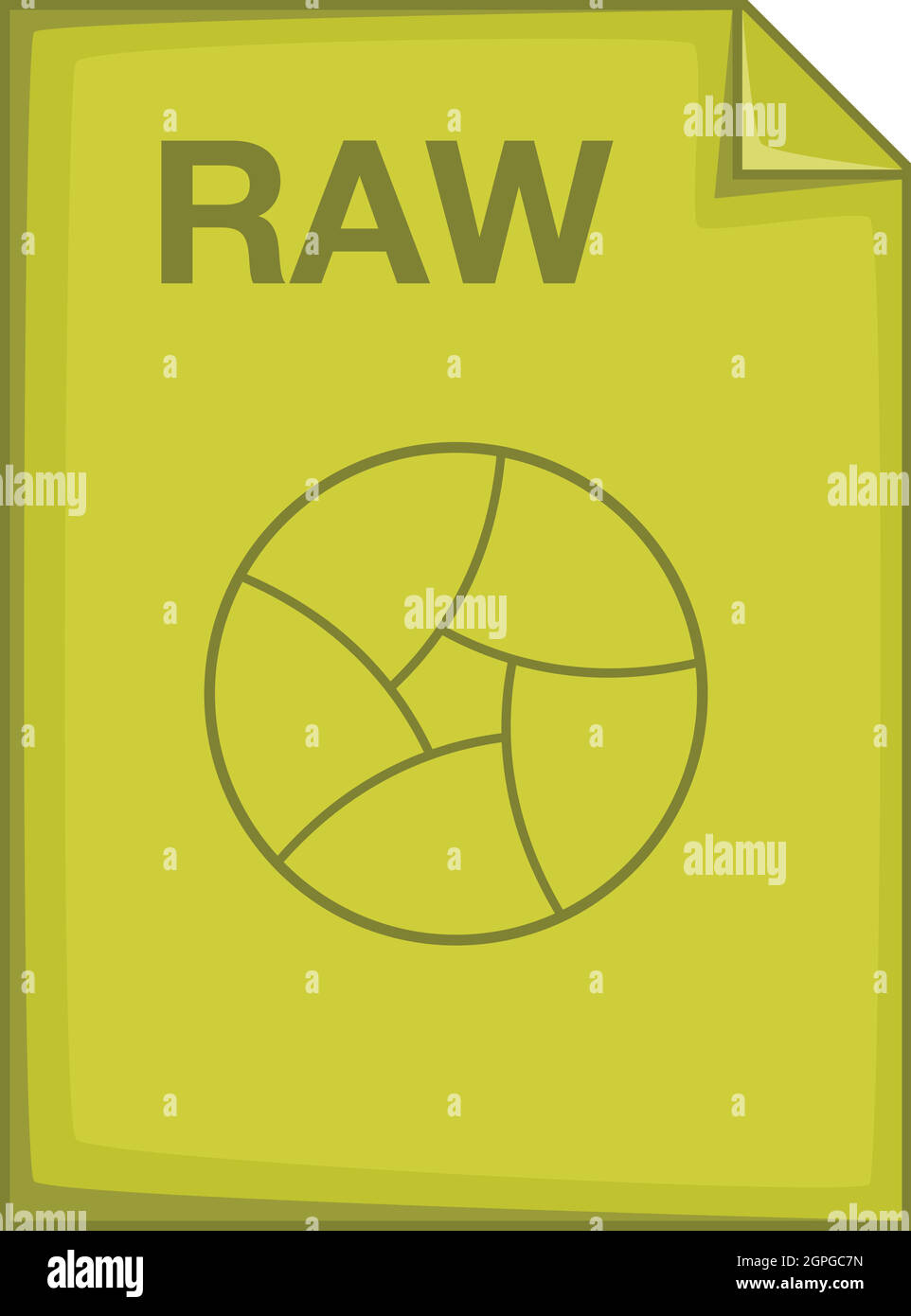 RAW file icon, cartoon style Stock Vector Image & Art - Alamy