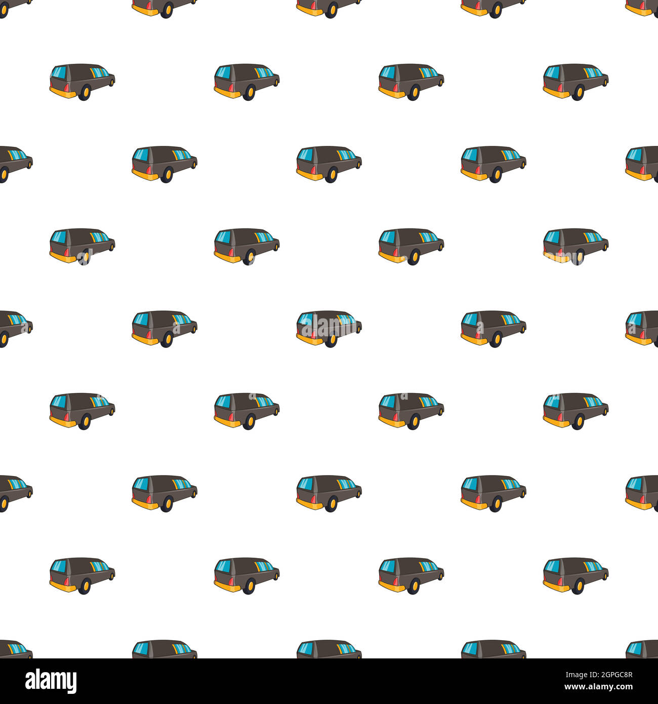 Hearse pattern, cartoon style Stock Vector Image & Art - Alamy