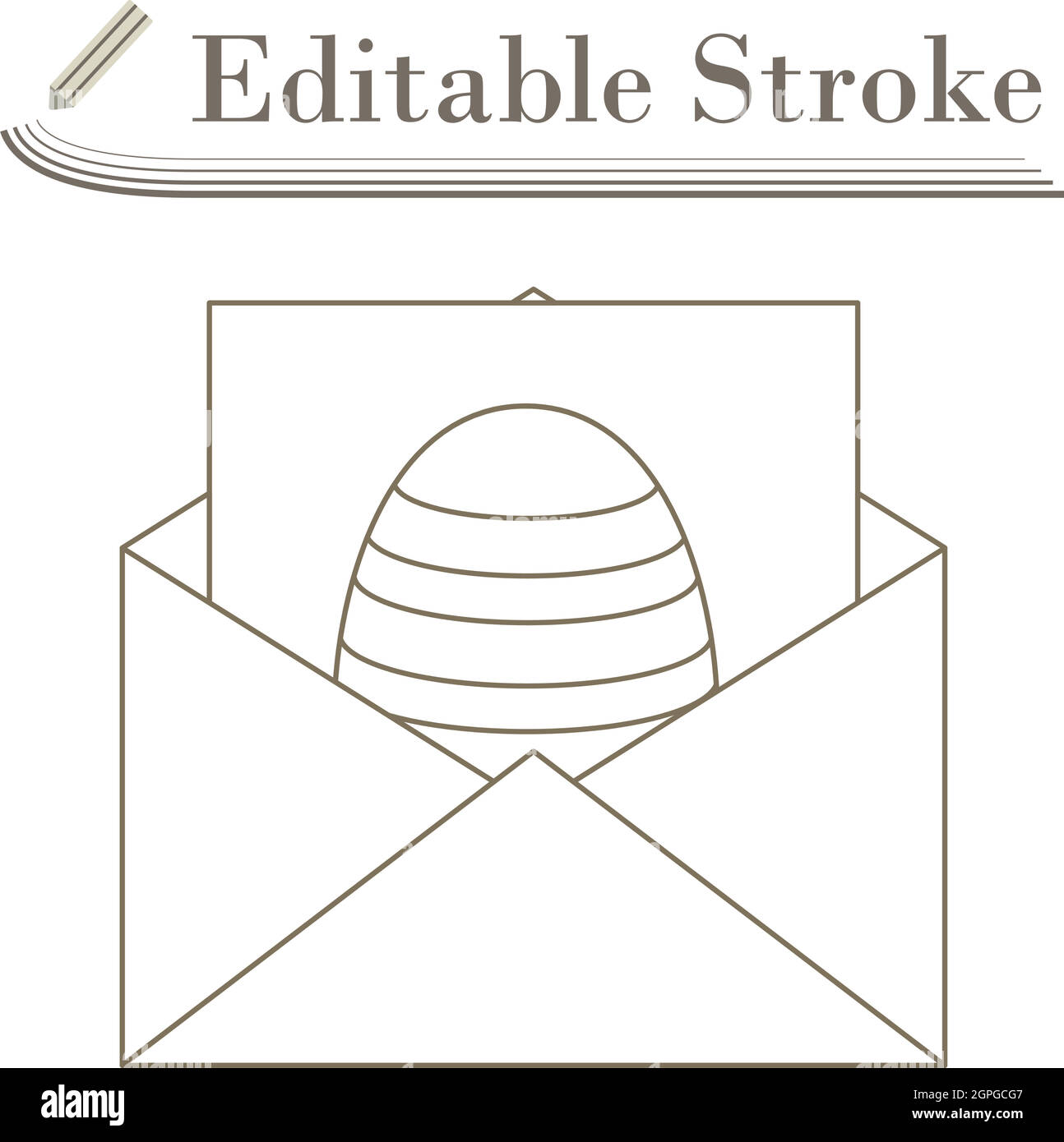 Egg envelope Stock Vector Images - Alamy