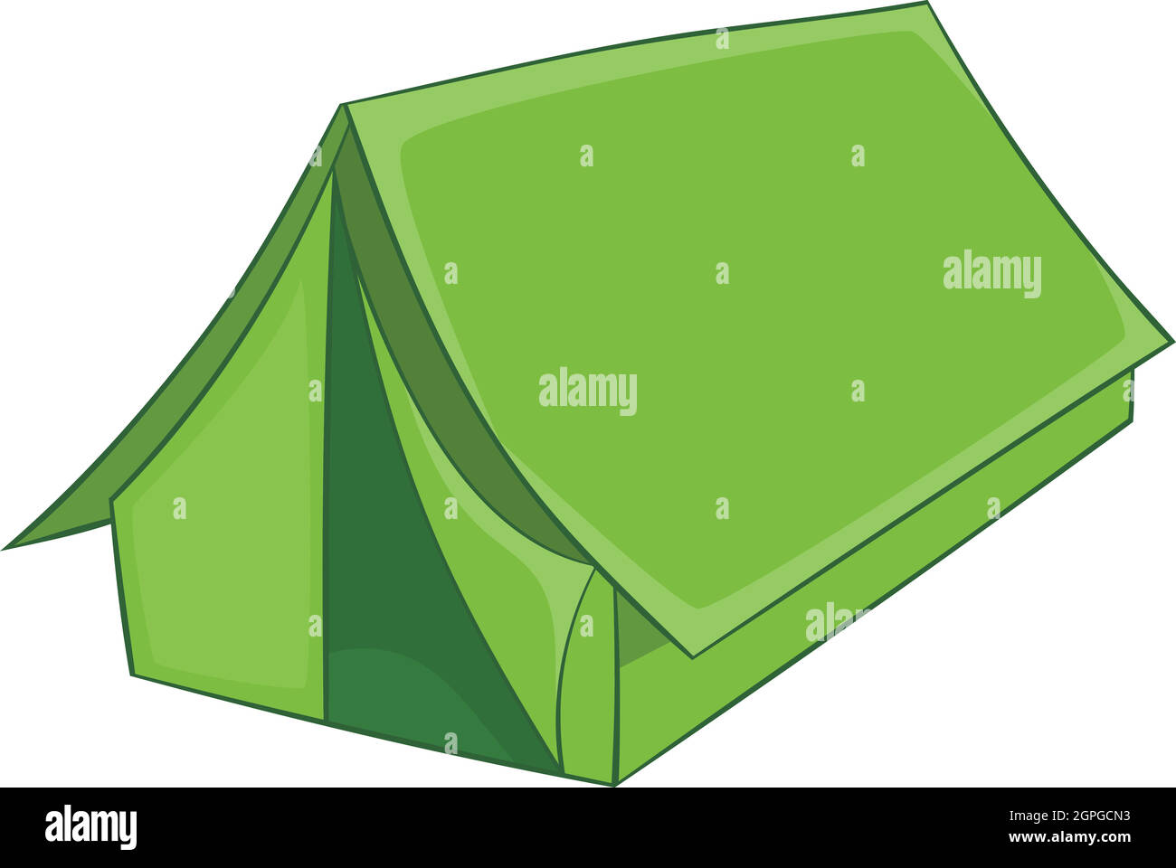 Tent icon, cartoon style Stock Vector Image & Art - Alamy